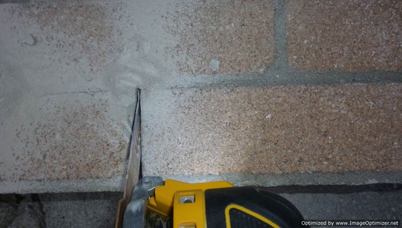 multi tool brick removal